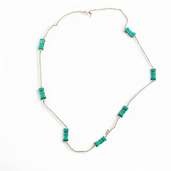 kate spade | Jewelry | Kate Spade Gold Necklace With Green Accents ...